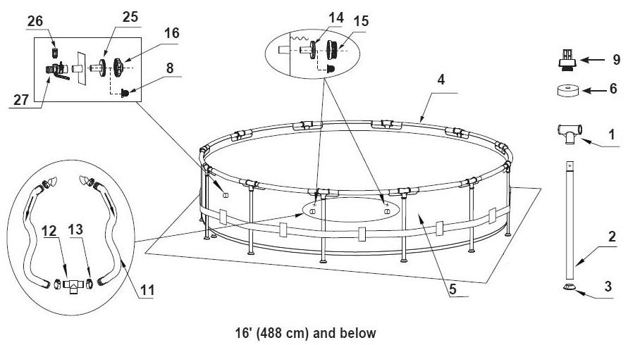 Intex Above Ground Pool Frame Parts List | Reviewmotors.co
