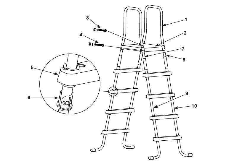 Intex Pool Ladder Replacement Parts | Reviewmotors.co