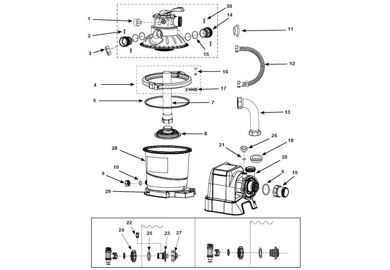 Intex Krystal Clear Filter Pump Model 603 Parts | Reviewmotors.co